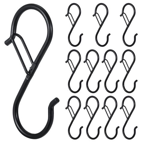 Kyoffiie 12 Pack 3 5inch Stainless Steel S Hooks Durable Indoor Hooks For Hanging Clothes