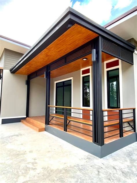 บ้านเดี่ยวสไตล์โมเดิร์น 2 ห้องนอน 1 ห้องน้ำ พื้นที่ใช้สอย 60 ตารางเมตร ไอเดียสร้างบ้าน House