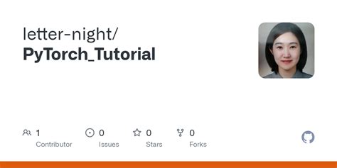 GitHub Letter Night PyTorch Tutorial