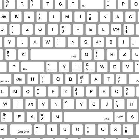 Computer Keyboard Background Seamless Abstract Vector Pattern Texture