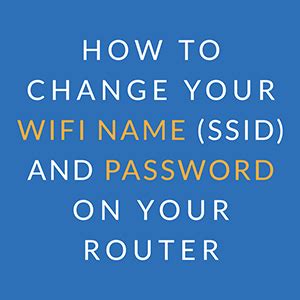 How To Change Your WiFi Name SSID And Password On Your Router Sabai Technology