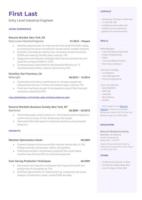 8 Automation Engineer Resume Examples For 2025 Resume Worded