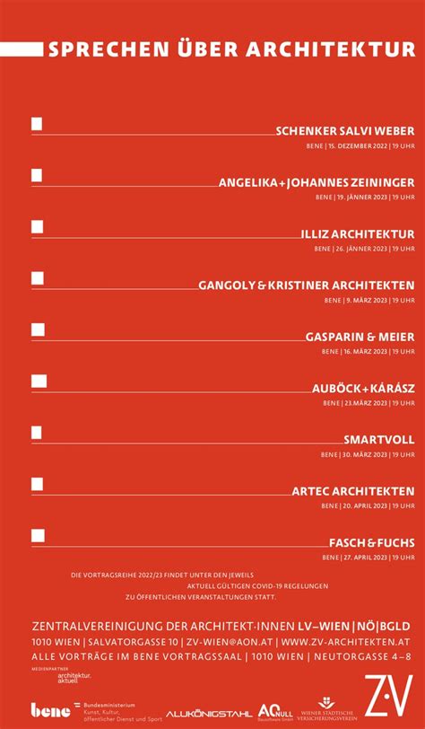 Sprechen über Architektur 22 23 — Zentralvereinigung Der Architekt Innen Österreichs