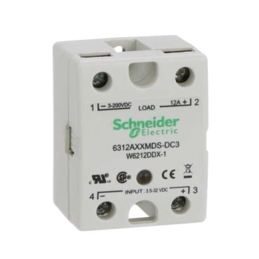 6312AXXMDS-DC3 - Relay, SE Relays, solid state, SPST NO, 12A, 3V to ...