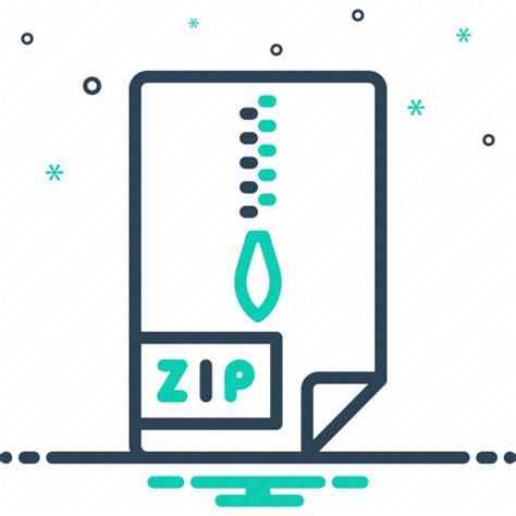 Zip File Type Extension Archives Attach Upload Icon Download On Iconfinder