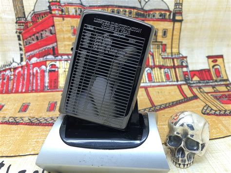 原装正品 2009年a全新镀钛双面蚀刻年份对照表 Zippo芝宝pxqwjia