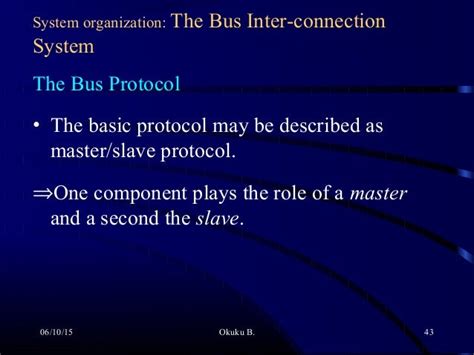 hierarchical bus system