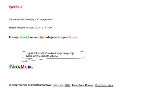 Osnovi Informatike 6 Razred Word