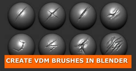 Want To Sculpt Complex Details Instantly Try Blenders VDM Brushes Gachoki Studios