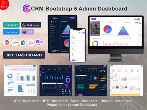 CRM Bootstrap 5 Admin Dashboard MultiPurpose Themes