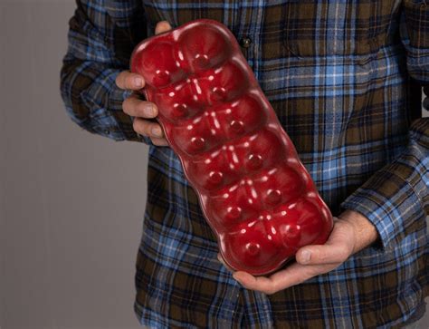 Egg Crate Garnet Jefferson Street Ceramics