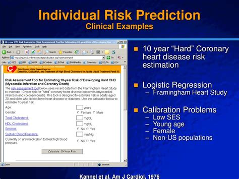 PPT - Risk Prediction Models: Calibration, Recalibration, and Remodeling PowerPoint Presentation ...