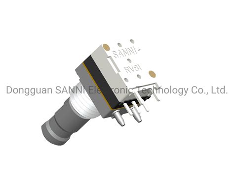 18 Detent Digital Rotary Encoder With Push Switch 8mm Metal Shaft
