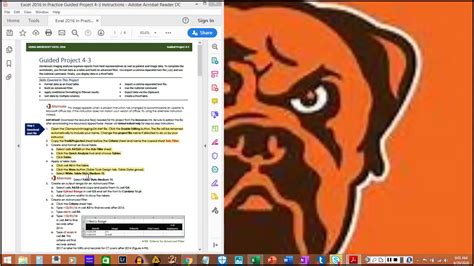Voim112 Office Apps Spreadsheets And Databases Excel Guided Project 4