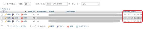 【mysql】dbの項目に作成日付を付け忘れたら 3分 it情報