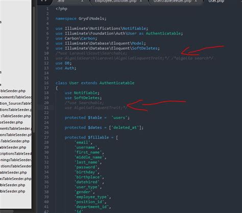 Php Has Anyone Encountered This On Algolia In Laravel Seeding