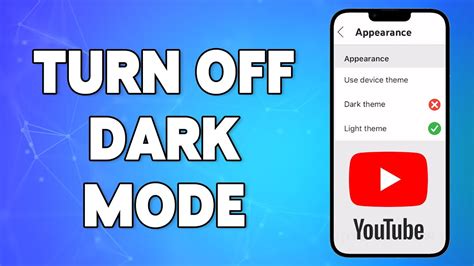 How To Turn Off Dark Mode On YouTube Disable YouTube Dark Theme YouTube Mobile App