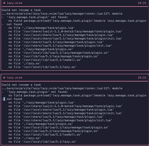 lazy nvim error after updating plugins · issue 445 · ayamir nvimdots