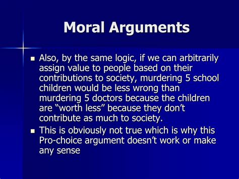 PPT Pro Life Arguments PowerPoint Presentation Free Download ID 1828067