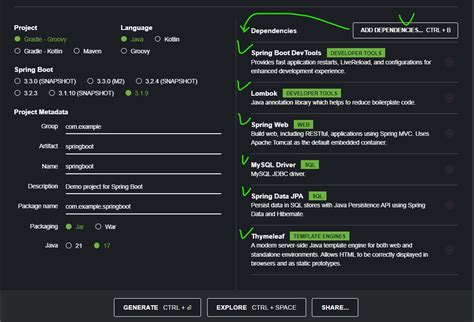 Springintellij Boot 스프링부트 환경설정