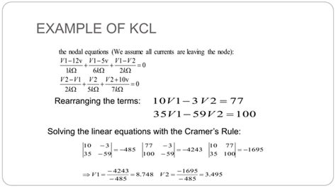 Kcl And Kvl Pptx Physics Science