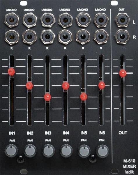 Ladik M 610 Black Eurorack Module On Modulargrid