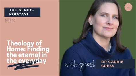 The Theology Of Home With Dr Carrie Gress Youtube