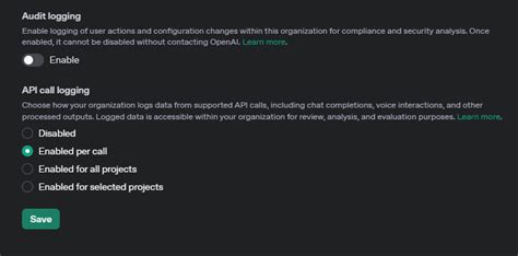 Zero Retention Days And Api Call Logging Api Openai Developer Community