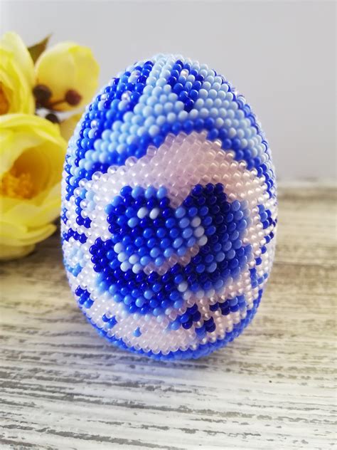 Beaded Egg Decorative Egg Easter Eggs Inspire Uplift