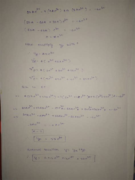 solve the given initial value problem x 0 1 dx 4x y e 3t dt