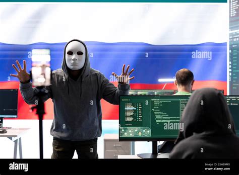 Anonymous Person With Mask Asks For Ransom In Russian Governmental