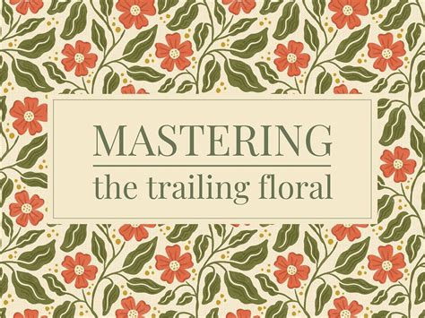repeat patterns in procreate mastering the trailing floral