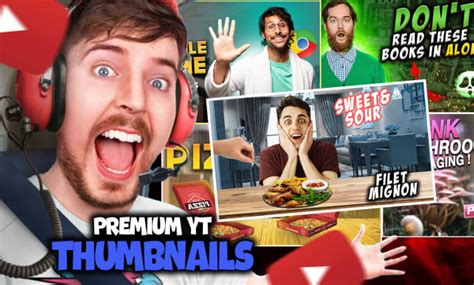 Be your youtube thumbnail maker by Freelancesha | Fiverr