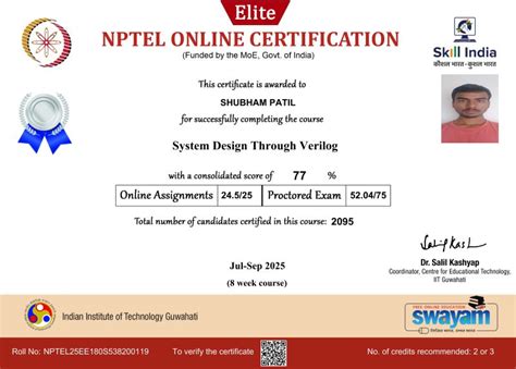 Systemdesignthroughverilog Rtldesign Frontendvlsi Iitguwahati