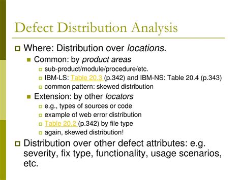 PPT Chapter 20 Defect Classification And Analysis PowerPoint Presentation ID 3897176