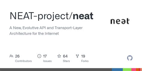 GitHub NEAT Project Neat A New Evolutive API And Transport Layer Architecture For The Internet