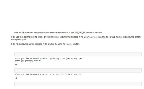 Solved Write An If Statement Which Will Check Whether The Chegg