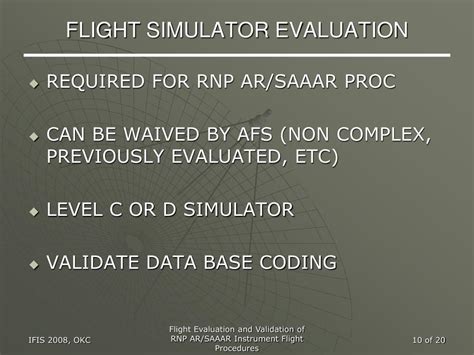 Ppt Flight Evaluation And Validation Of Rnp Arsaaar Instrument Flight Procedures Powerpoint