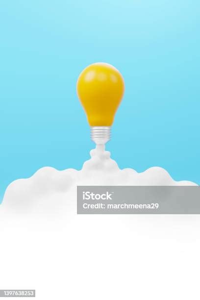 창의적인 사고 아이디어와 혁신 개념 배경에 비행 로켓 전구 3d 렌더 일러스트레이션 마케팅에 대한 스톡 사진 및 기타 이미지