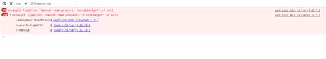 Uncaught Typeerror Cannot Read Property ‘scrollheight Of Null How