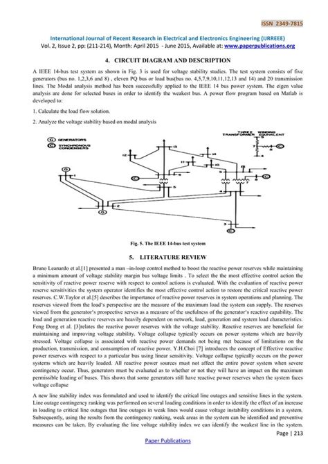 Enhancement Of Voltage Stability On Ieee Bus Systems Using Static Var Compensator Pdf