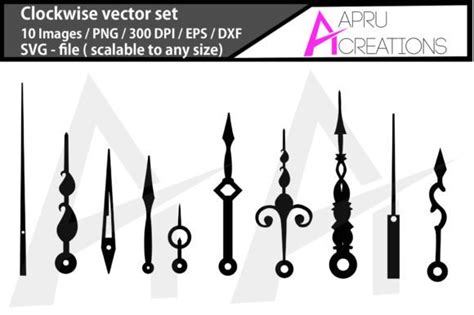 Clockwise Vector Graphic By Aparnastjp Creative Fabrica