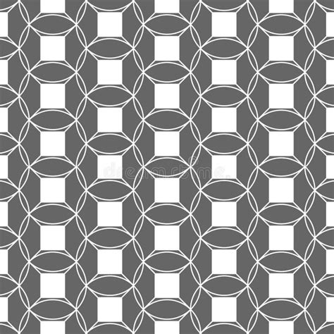 Geometric Vector Pattern Repeating Square Shape And Circle Stock Vector Illustration Of