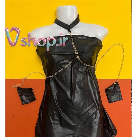 لباس لاتکس به همراه گردنبند ومچ بند وی شاپ