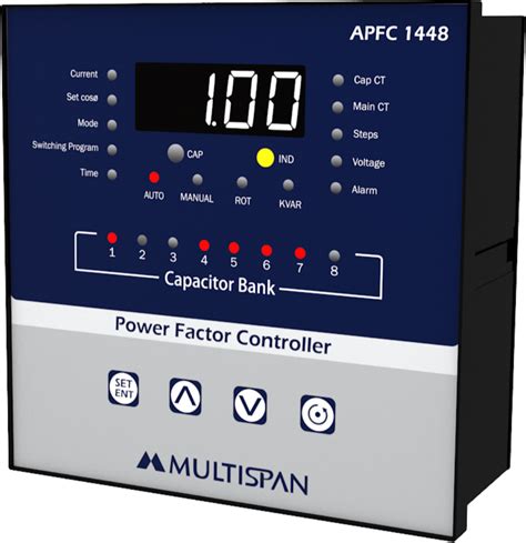 Multispan High Voltage APFC Automatic Power Factor Controller For Chemical Industry