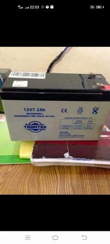 Trontek Battery 12v 7 2 Ah At ₹ 750 Piece Patna Id 27465990091