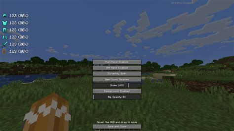Armorstats Hud Gallery Minecraft Mods Curseforge