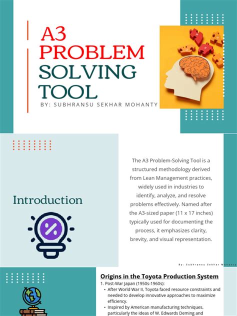 A3 Problem Solving Tool Pdf Lean Manufacturing