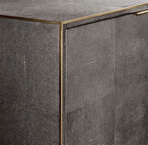 Saunderson Shagreen Panel 4 Door Sideboard Column Design Ideas