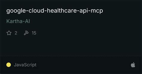 Mcp Server For Google Cloud Healthcare Api Glama